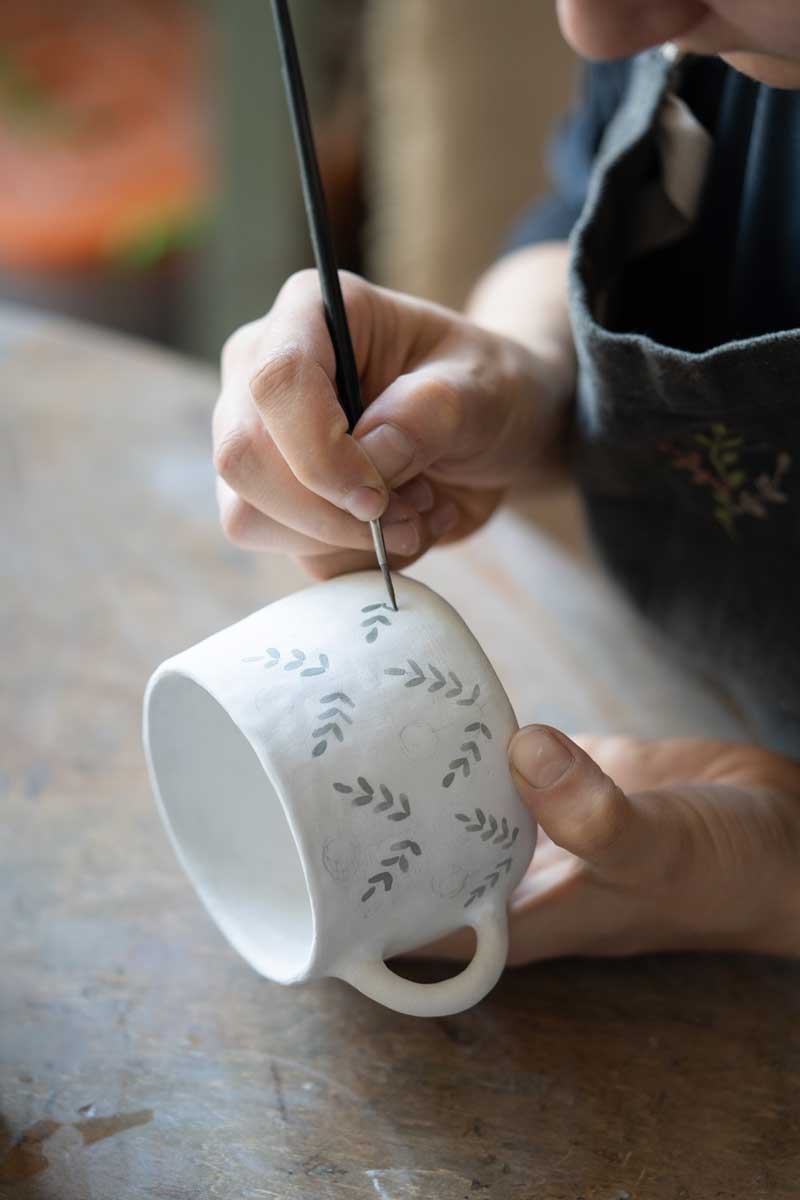 Paint Your Own Pottery Studio page - Clay Dreaming Pottery Studio